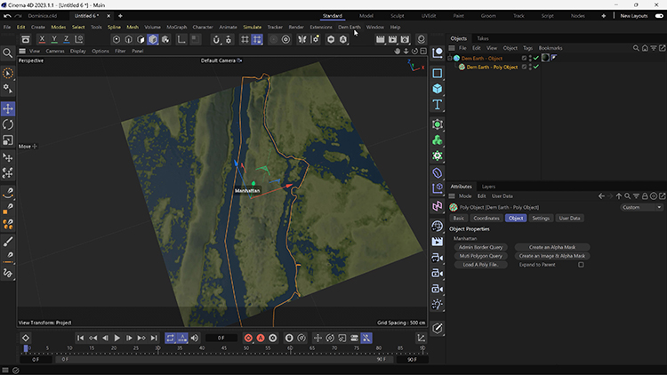 Create Real-World 3D Terrain in C4D with DEM Earth - The Beat: A Blog ...