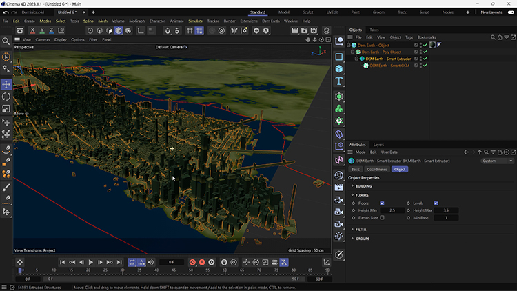 Create Real-World 3D Terrain in C4D with DEM Earth - The Beat: A Blog ...