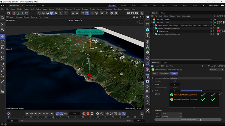 Create Real-World 3D Terrain in C4D with DEM Earth - The Beat: A Blog ...